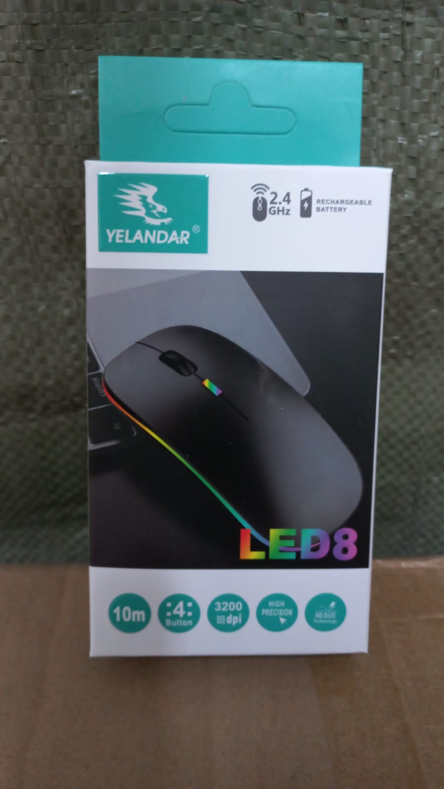 MOUSE INALAMBRICO RGB YELANDAR – Tus Tecnologías